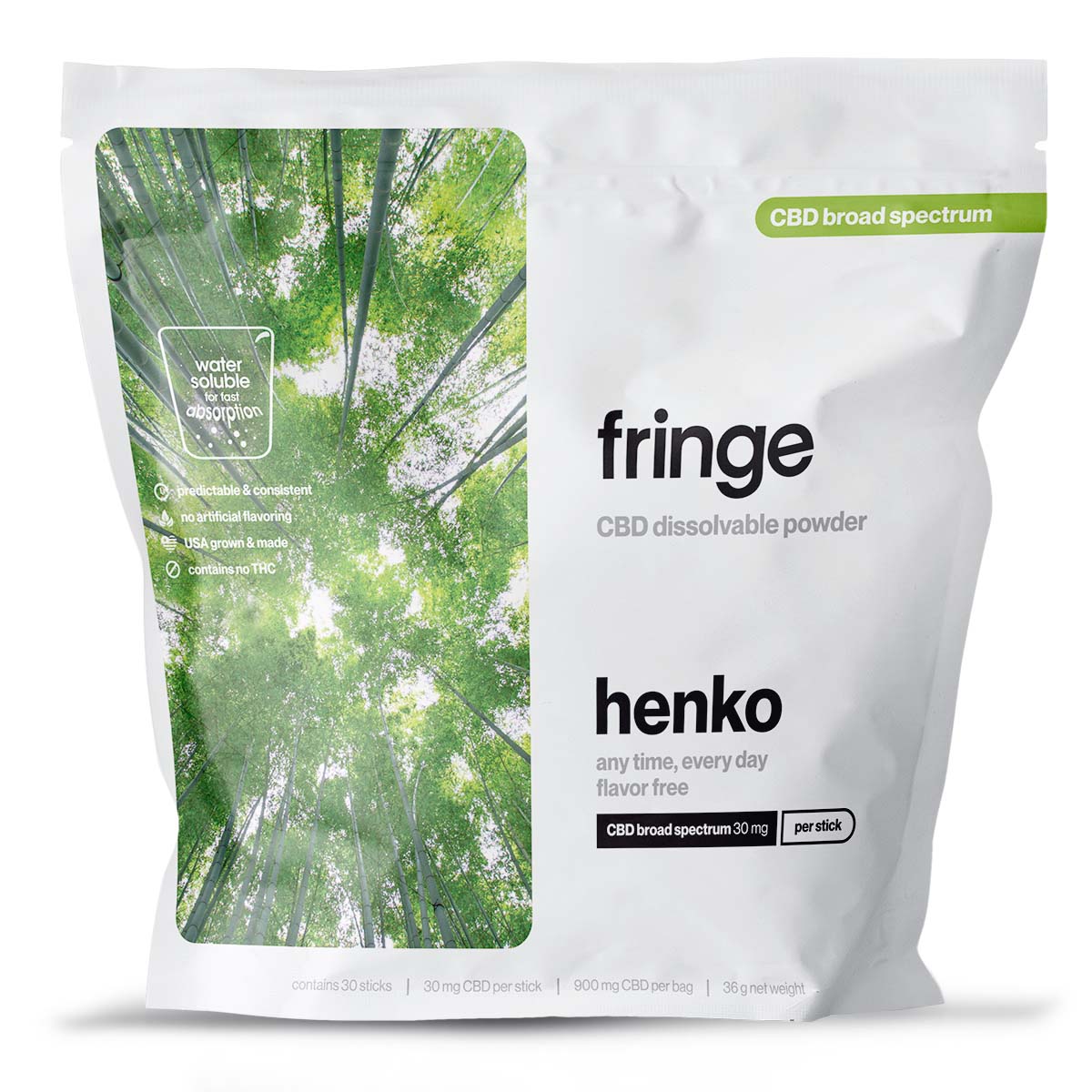 Fringe Henko broad spectrum CBD powder for sale